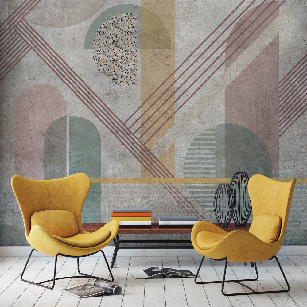 GEOMETRICA | Carta da parati geometrica su misura